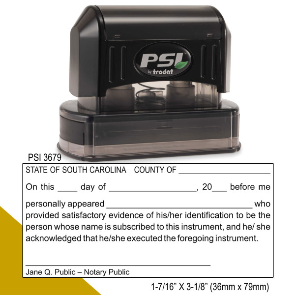 South Carolina Notary Acknowledgment Stamp » Notary.net