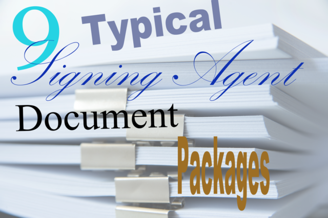9 Typical Notary Signing Agent Document Packages » Notary.net