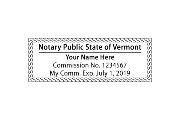 Vermont Notary Stamp » Fast Shipping » Notary.net