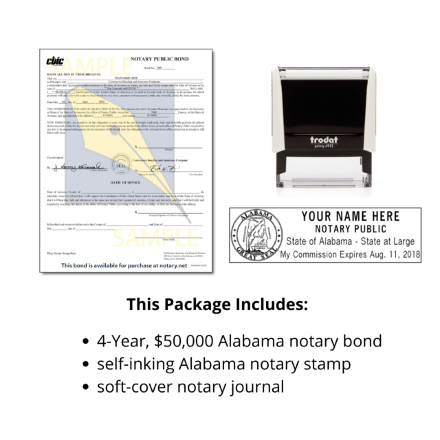 Alabama Notary Supplies Package » Notary.net